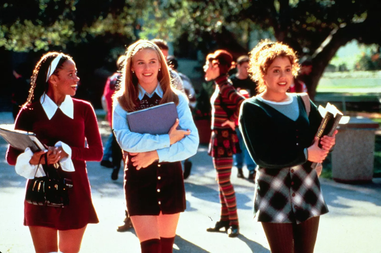 Stacey Dash Alicia Silverstone og Brittany Murphy i 'Clueless'.