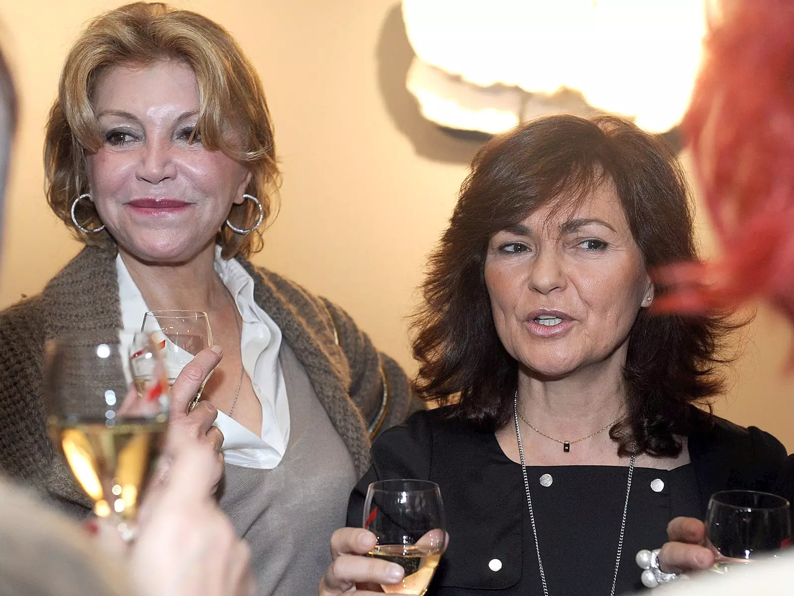 Carmen Calvo met Tita Thyssen in 2018.