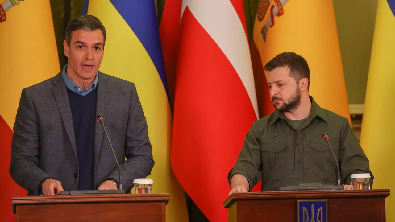 Kunjungan Pedro Sánchez ka Ukraina: pasamoan sareng Zelenski sareng dukungan pikeun José Andrés