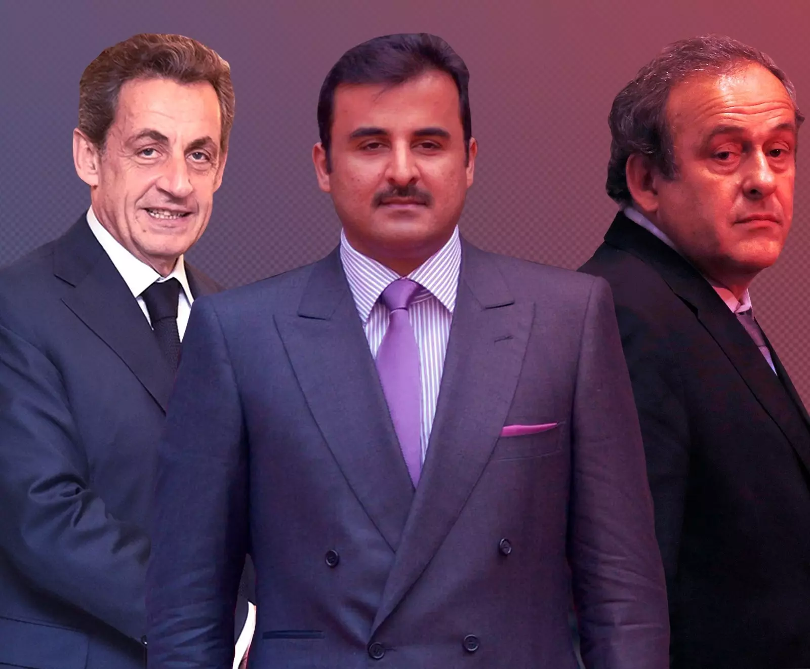 Nicolas Sarkozy, Emir Al Zani dhe Michel Platini