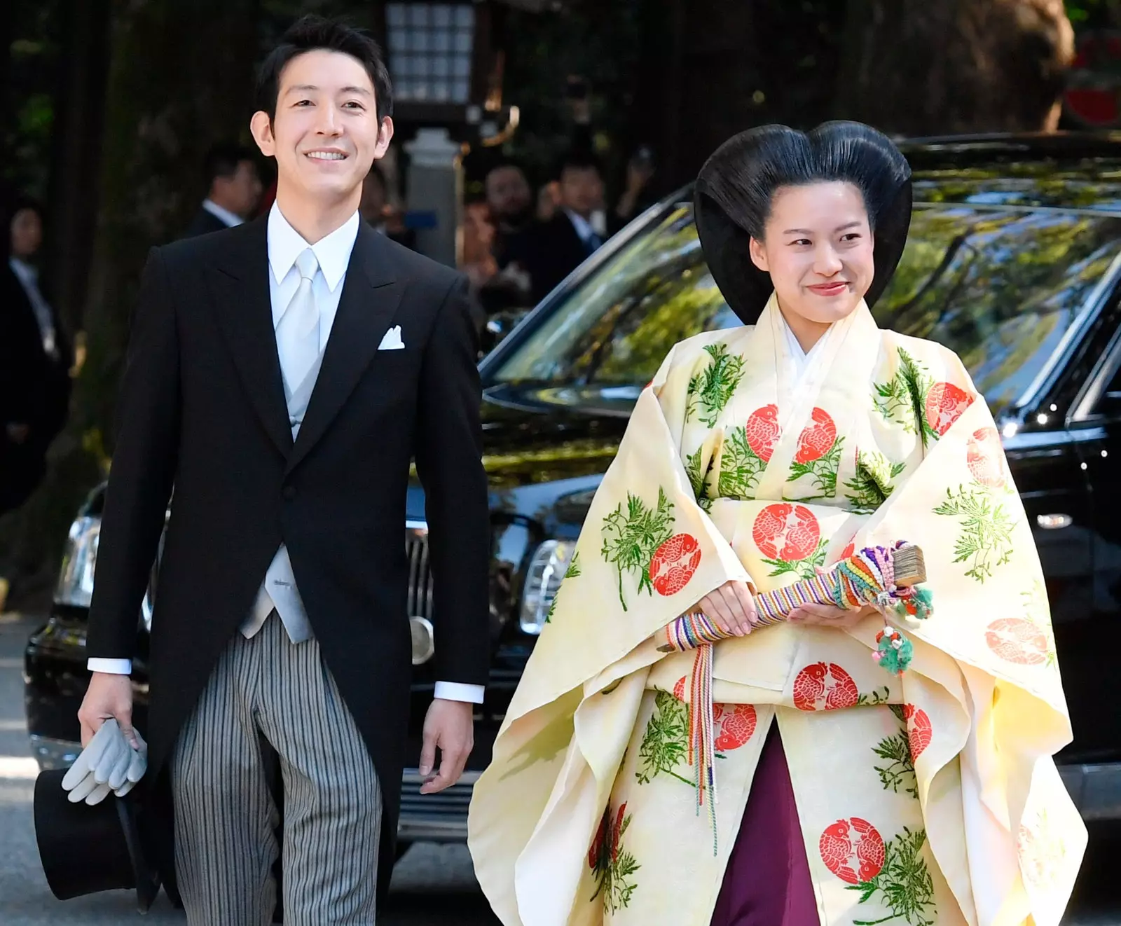 Dette var brylluppet af prinsesse Ayako af Japan