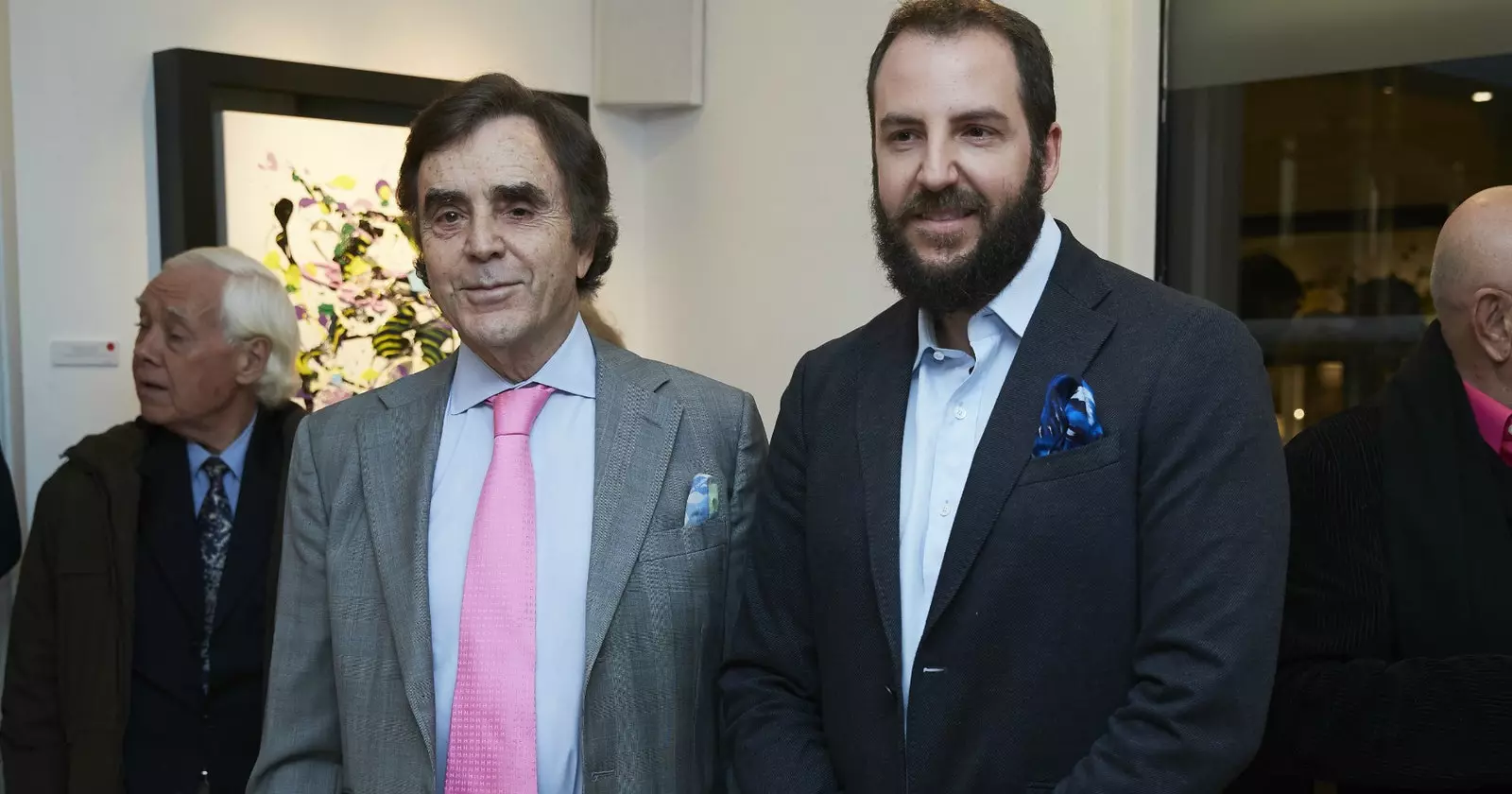 Borja Thyssen amb el seu pare biològic Manuel Segura.