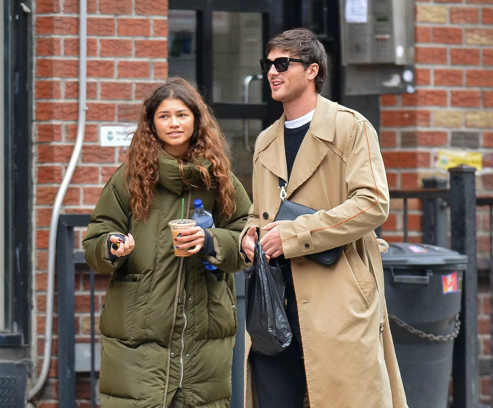 Zendaya e Jacob Elordi em Nova York.