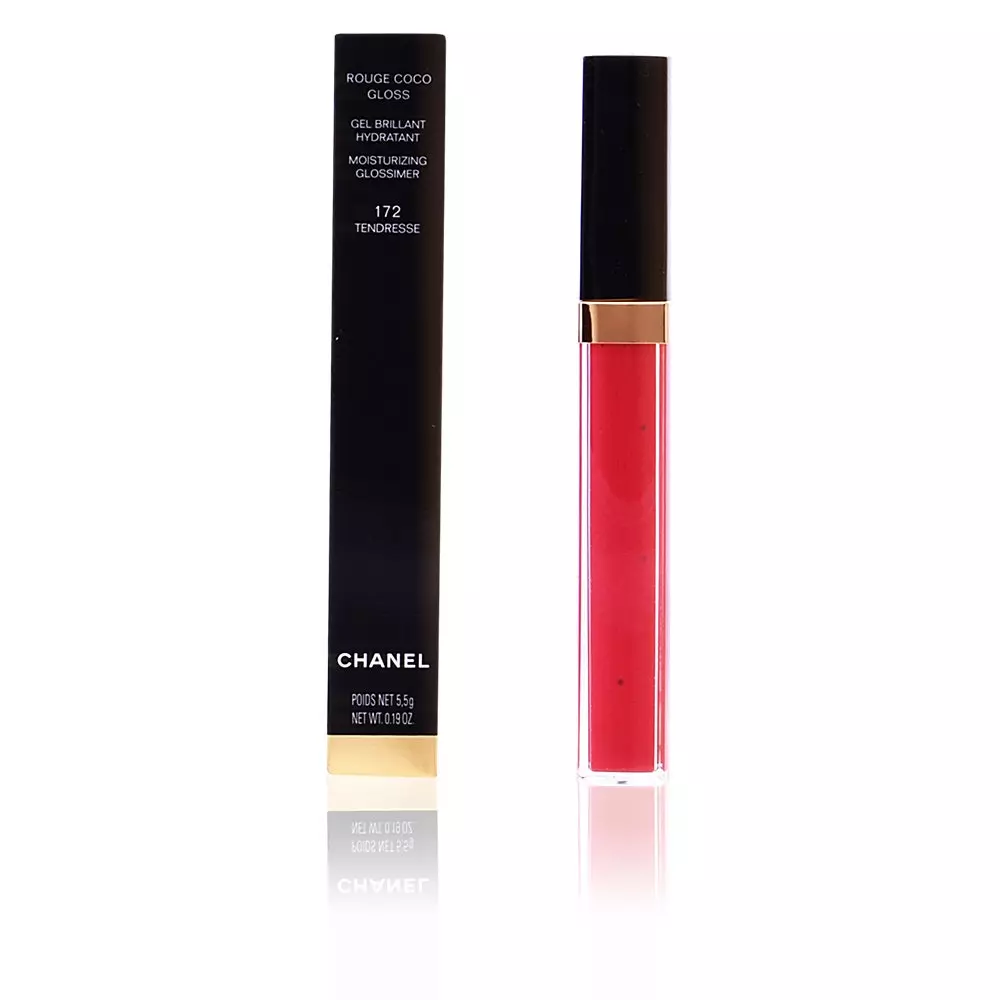 Chanel Rouge Coco Tendresse dodaklaryň ýalpyldysy