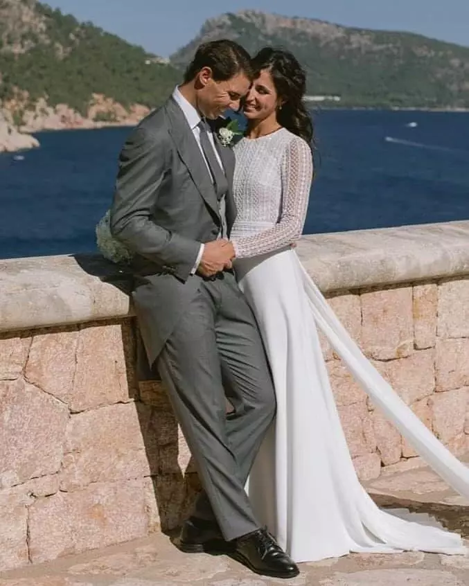 Rafa Nadal dhe Mery Perelló në ditën e tyre të dasmës.