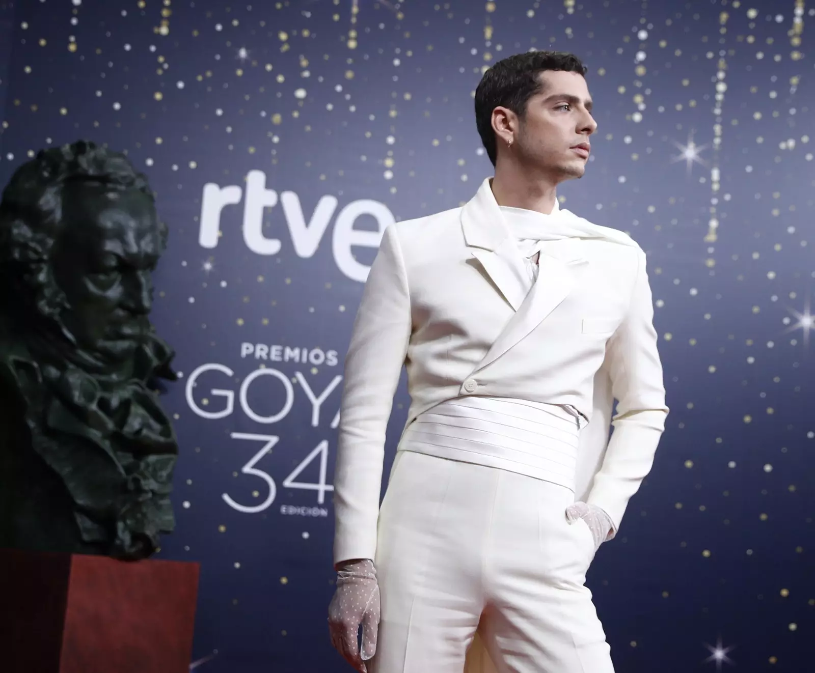 Eduardo Casanova ved Goya 2020-priserne.