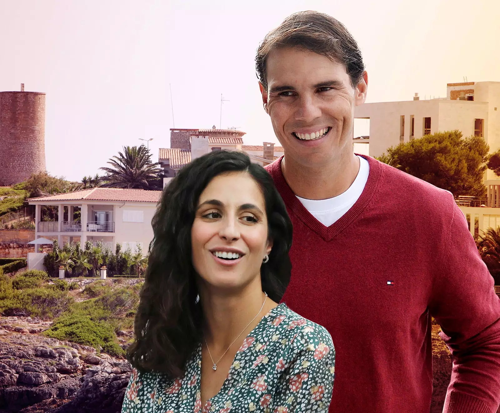 Rafael Nadal and Maria Francisca Perello.