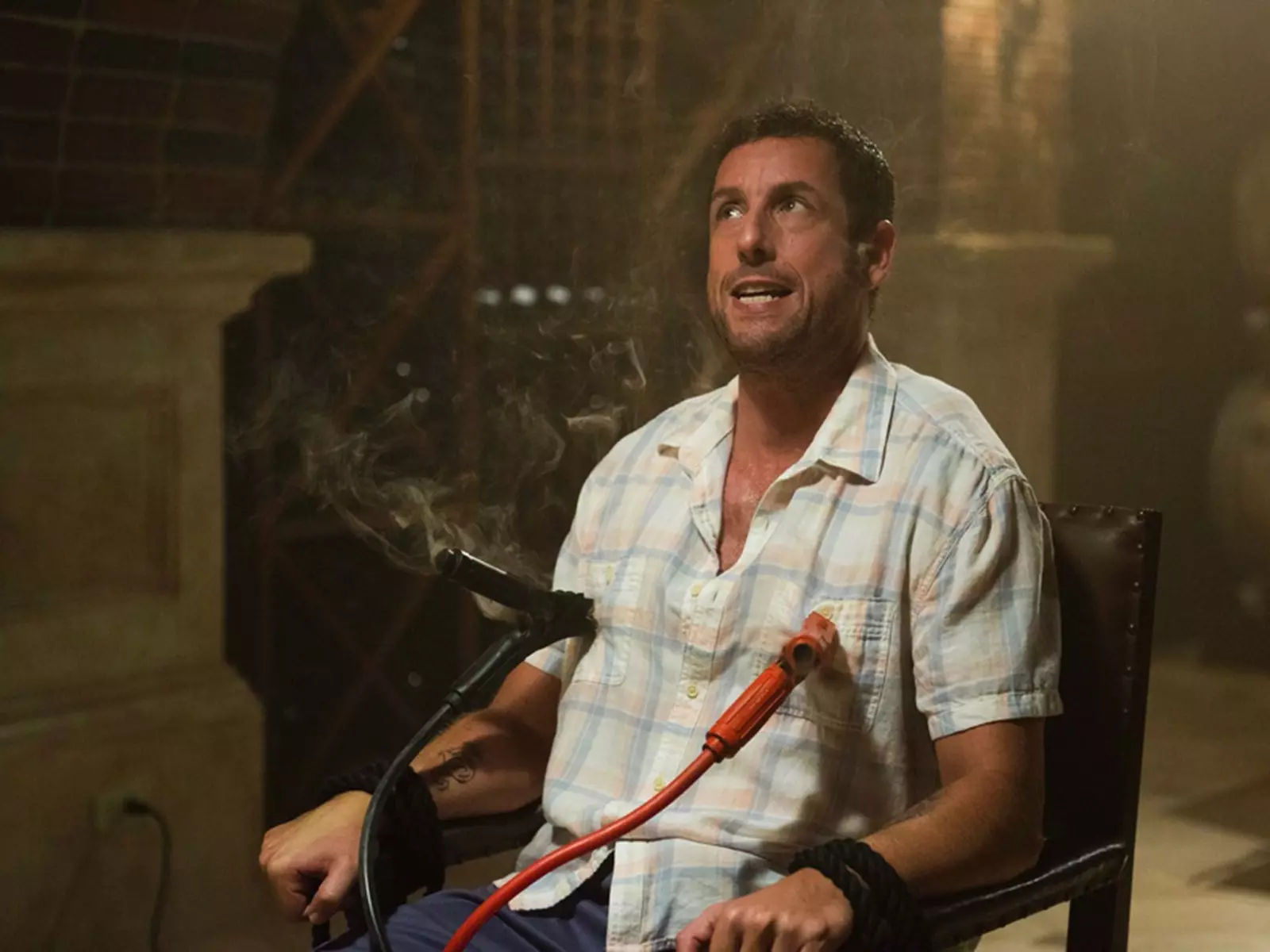 Den Adam Sandler an engem Still aus 'The Do Over'.