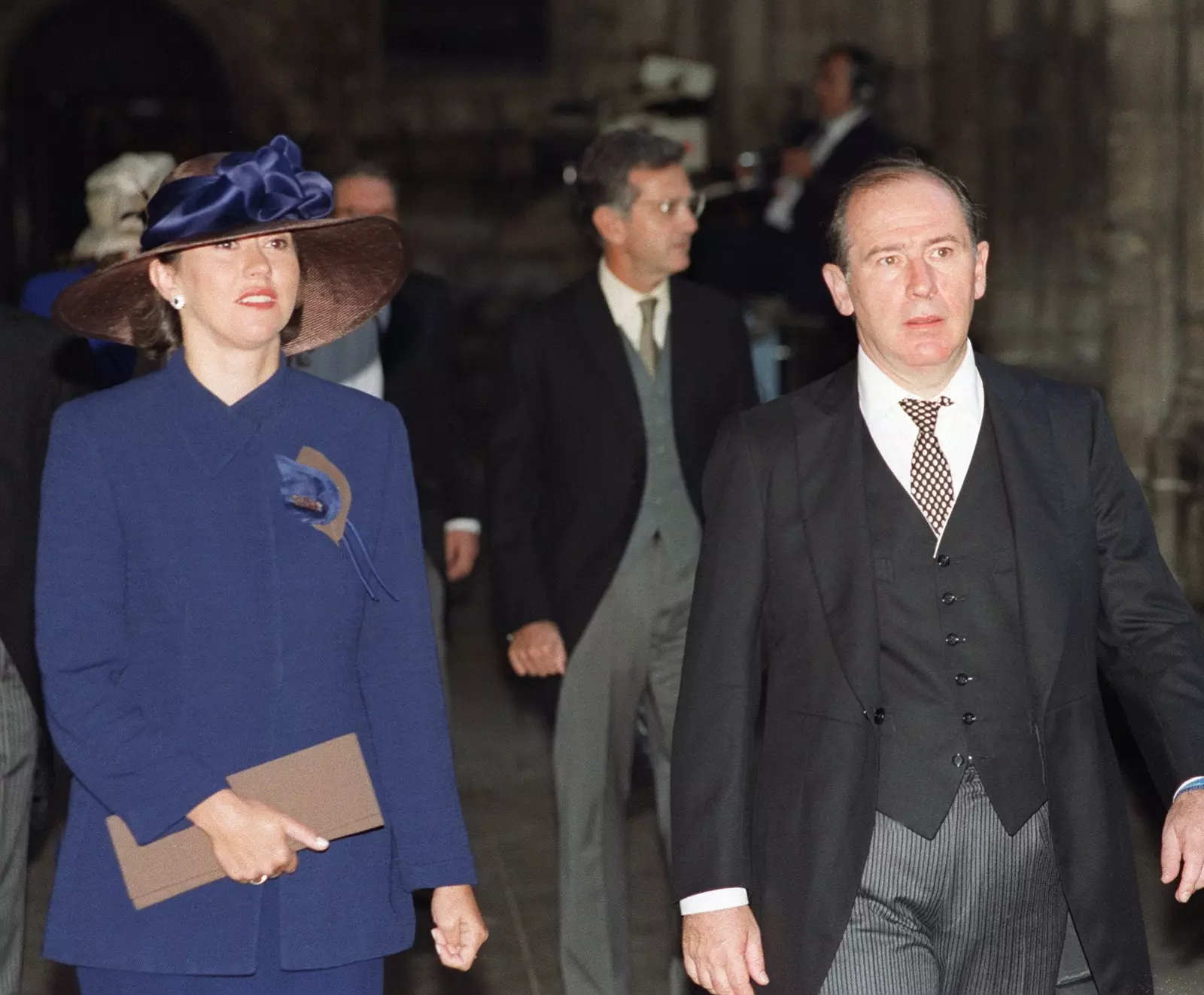 Rodrigo Rato och hans dåvarande fru Ángeles Alarcó vid bröllopet mellan Infanta Cristina och Iñaki Urdangarin den 4 oktober 1997.