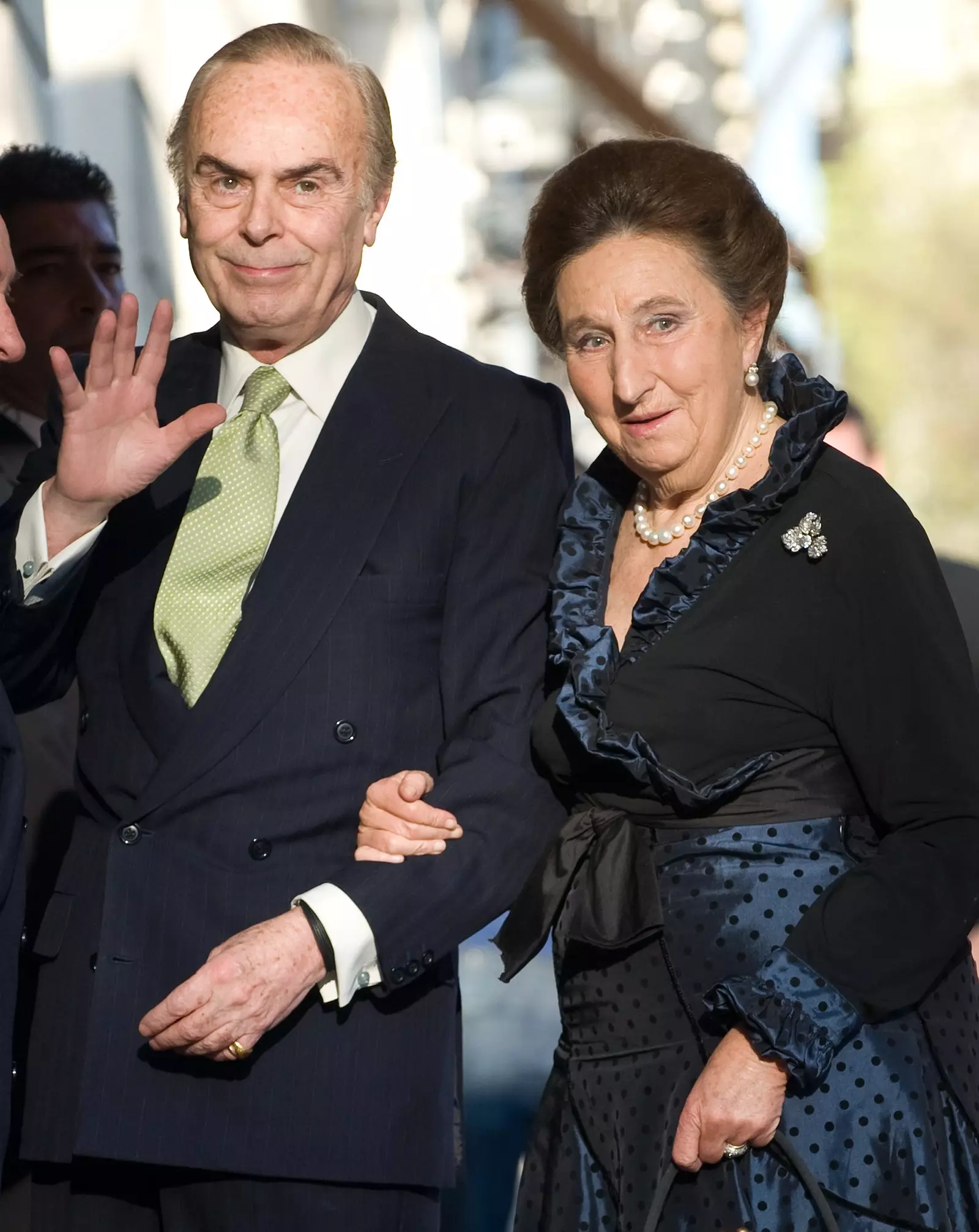 Carlos Zurita ndi Margarita de Borbón mu 2011.