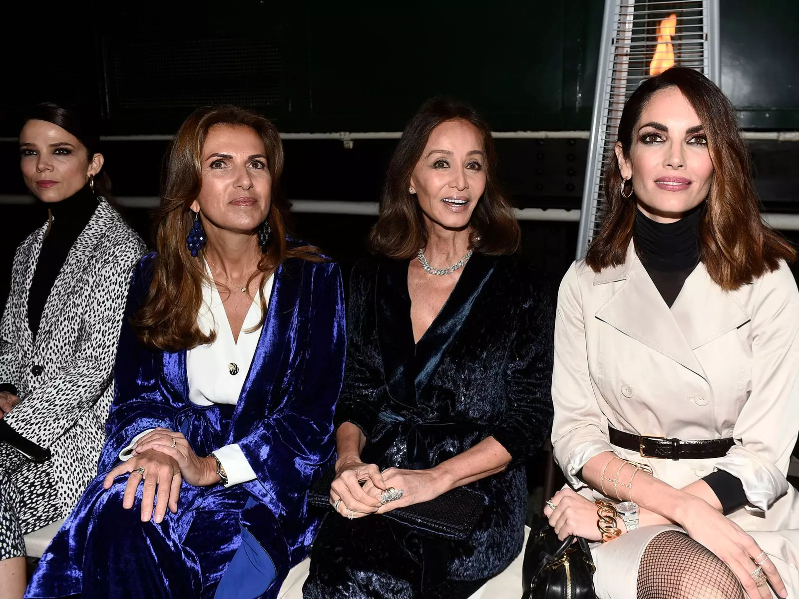 Juana Acosta Isabel Preysler and Eugenia Silva.