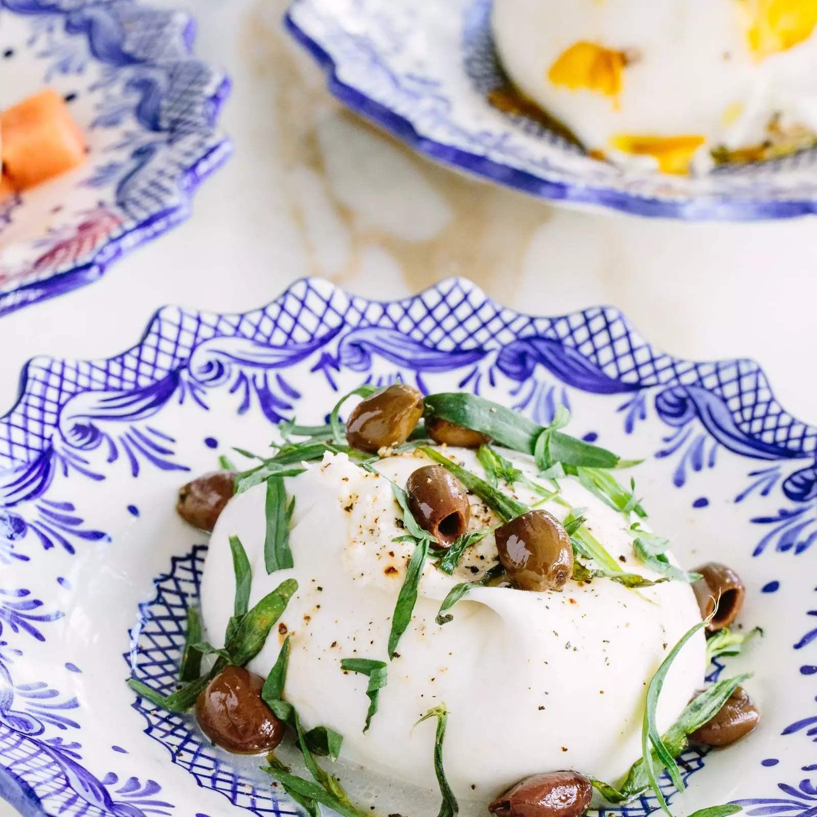 De prachtige burrata.