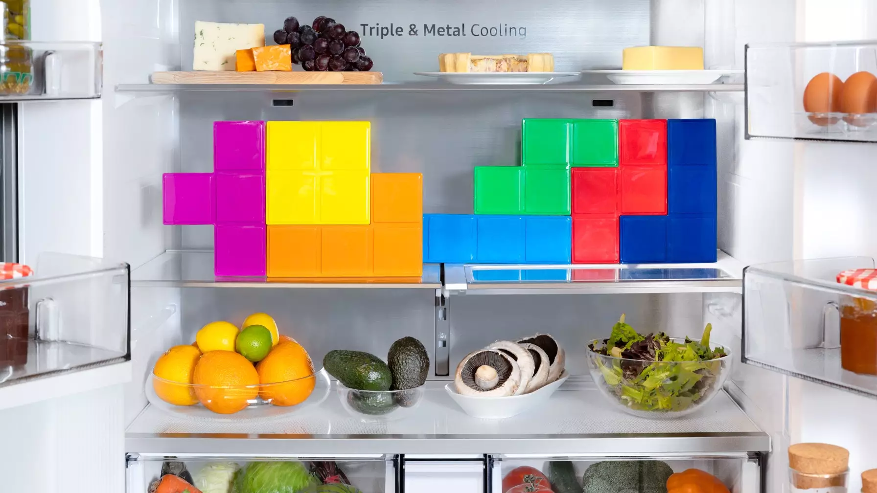 Samsung Stackers of hoe te bestellen jo koelkast mei Tetris