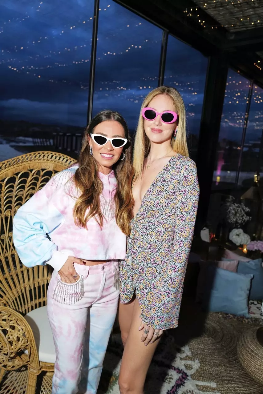 Marta Carriedo was one of the guests at Chiara Ferragni's Sunset Party.