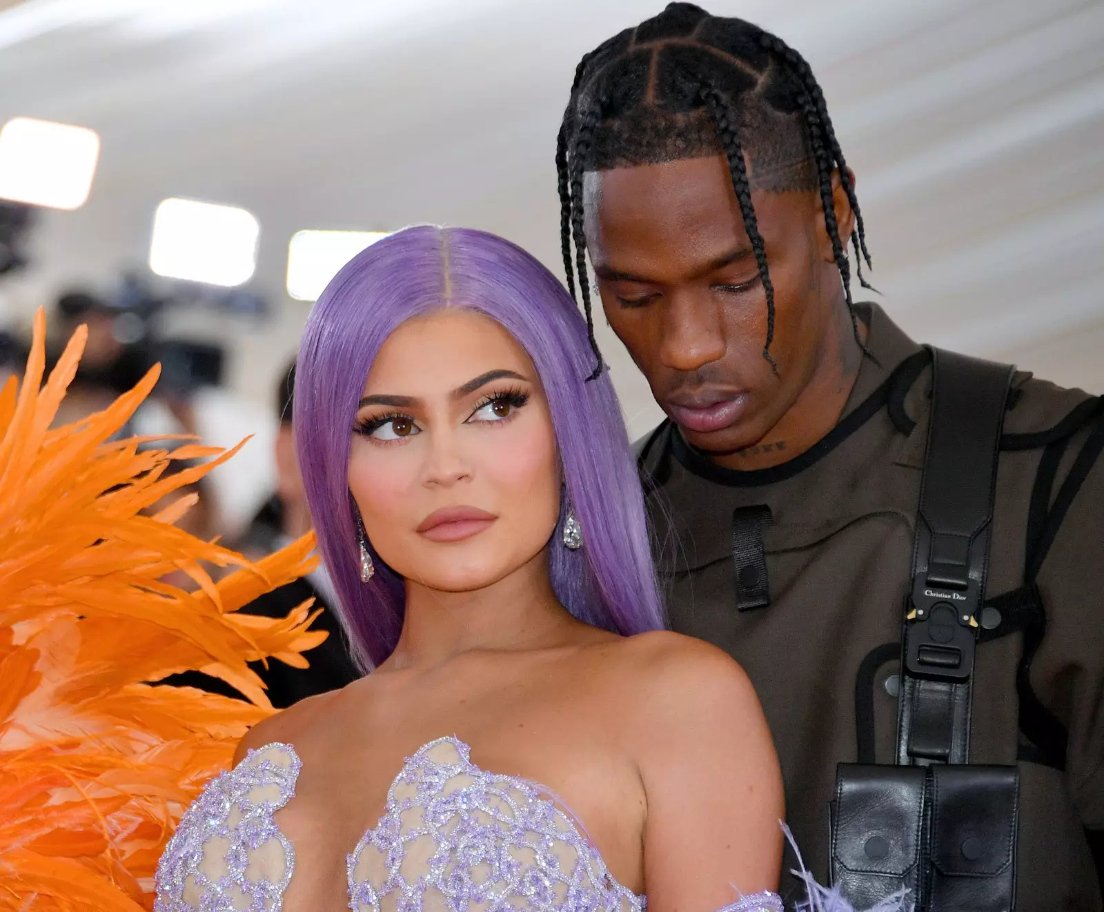 Kylie Jenner og Travis Scott på MET-gallaen.