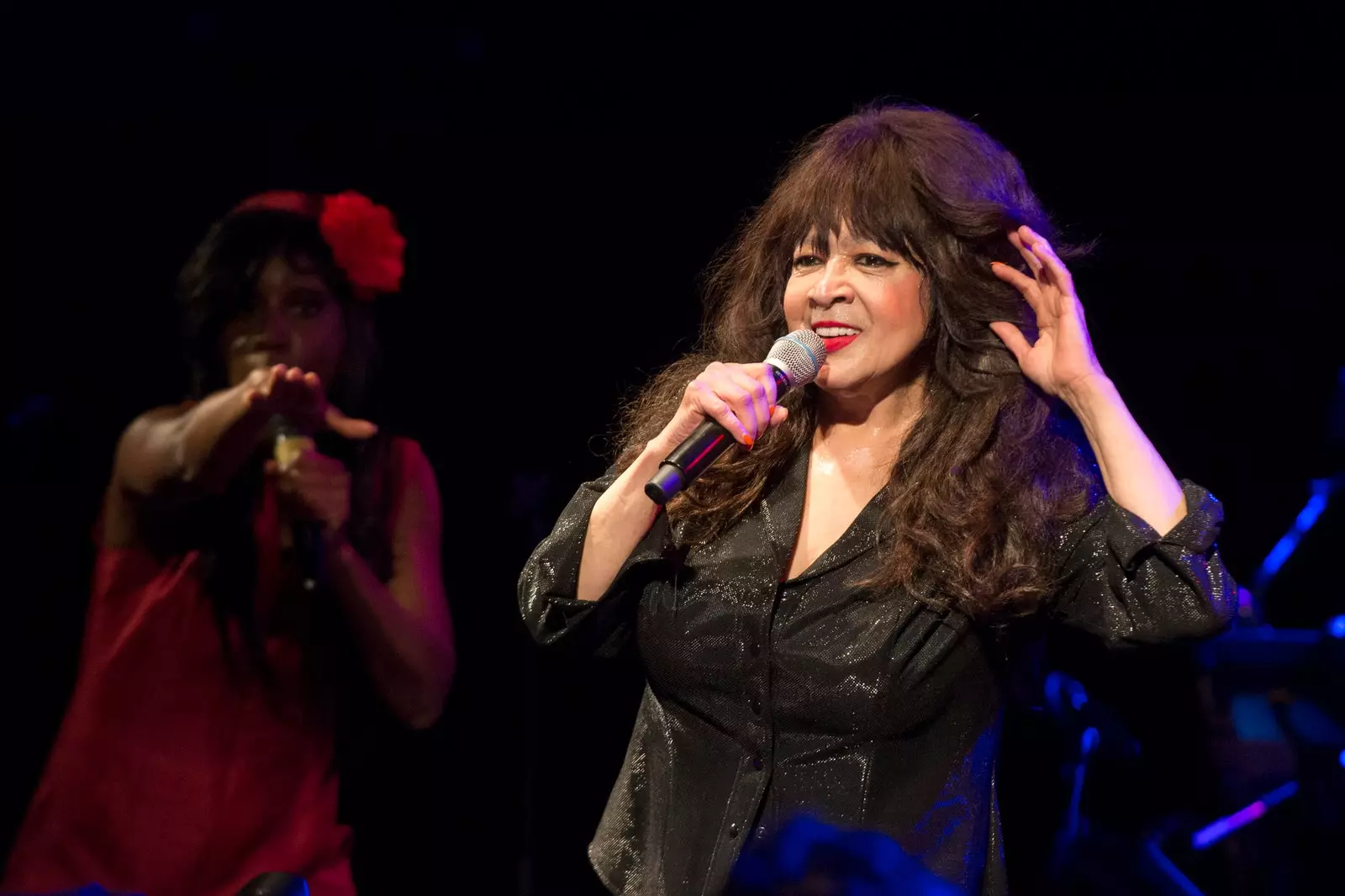 Ronnie Spector i en forestilling på Sala Apolo i Barcelona i juni 2018.nbsp