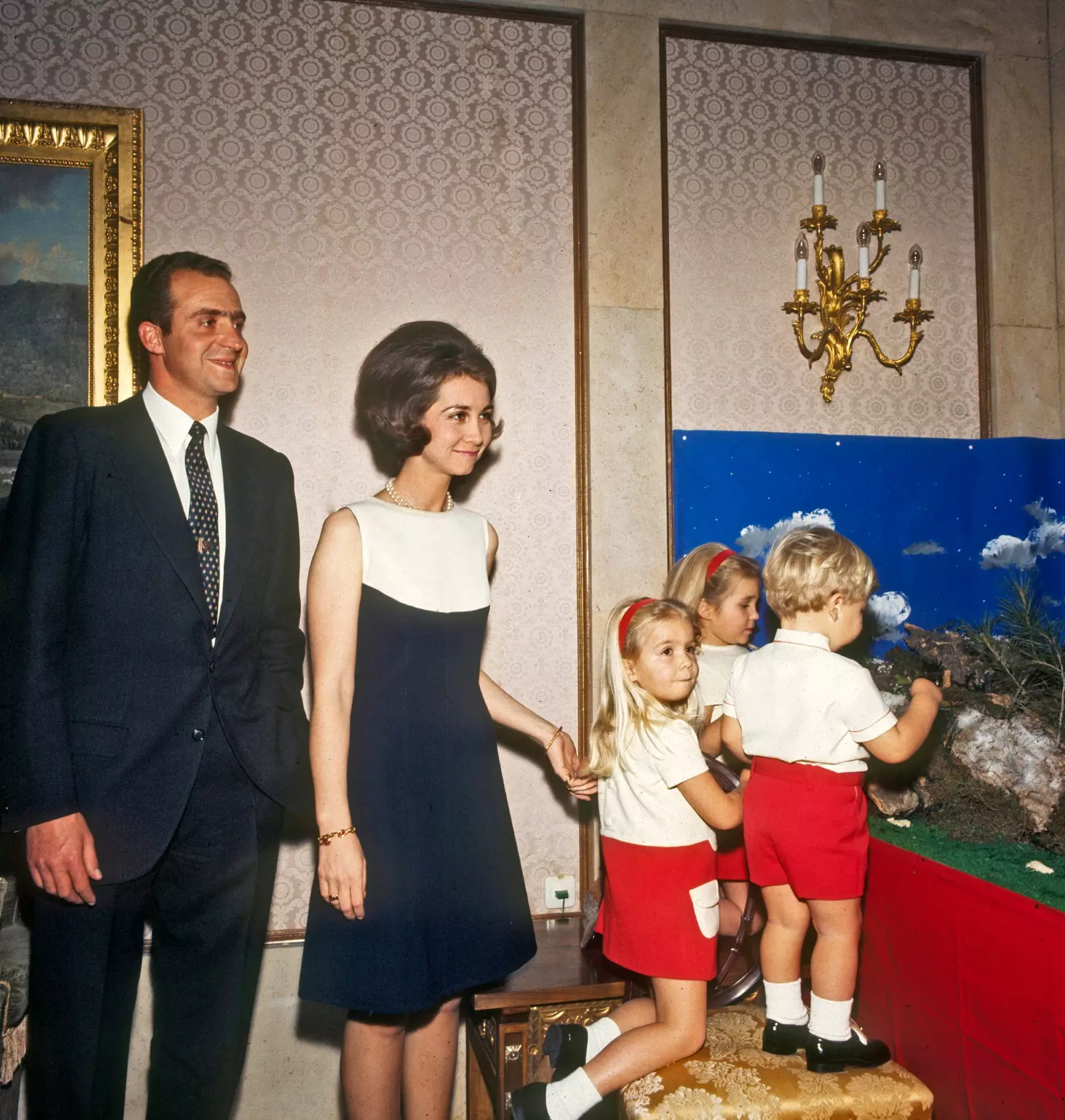 Krismas 1969 di Istana Zarzuela.