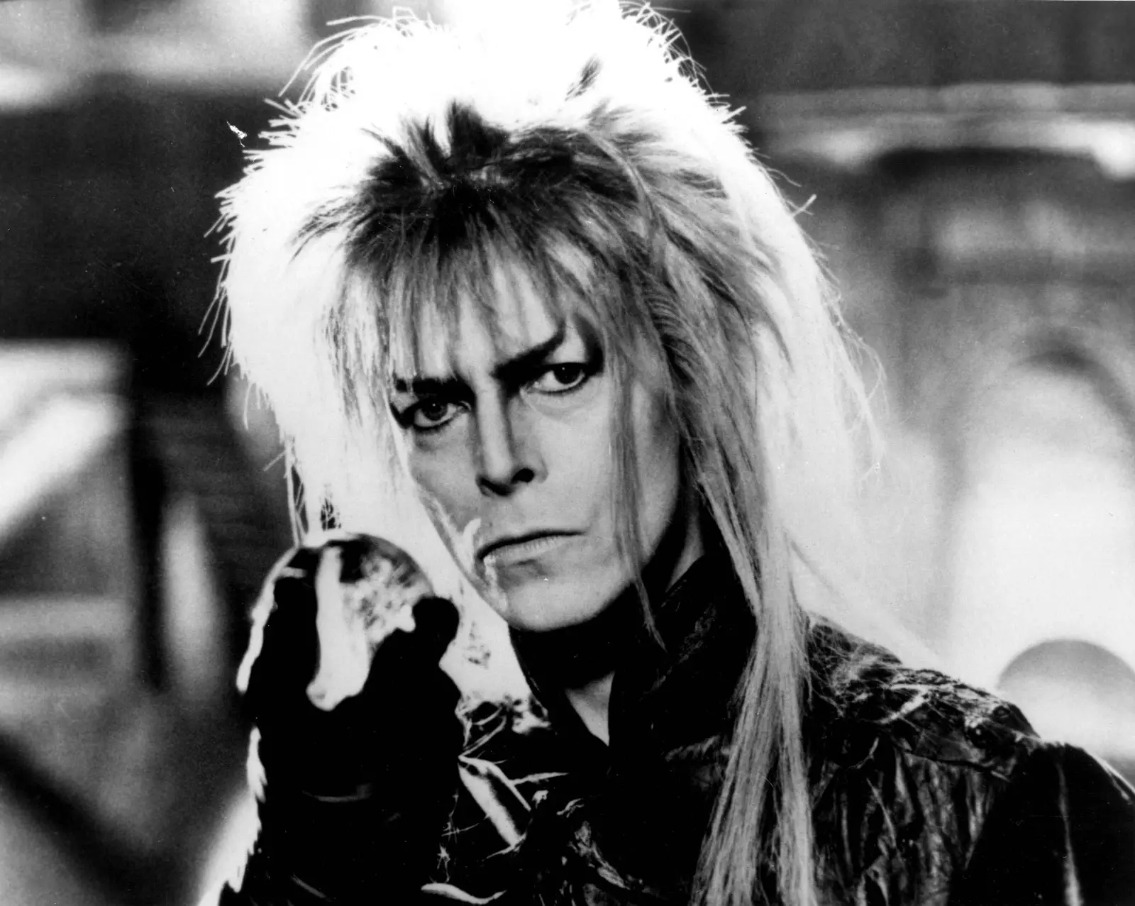 David Bowie Goblinų karalius filme „Labirinto viduje“.