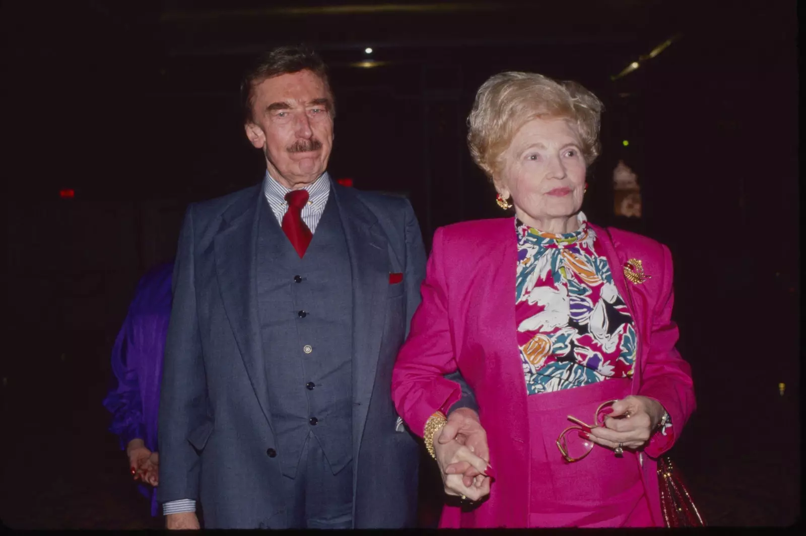 뉴욕에서 찍은 오래된 사진에서 도널드의 프레드와 메리 트럼프 부모.