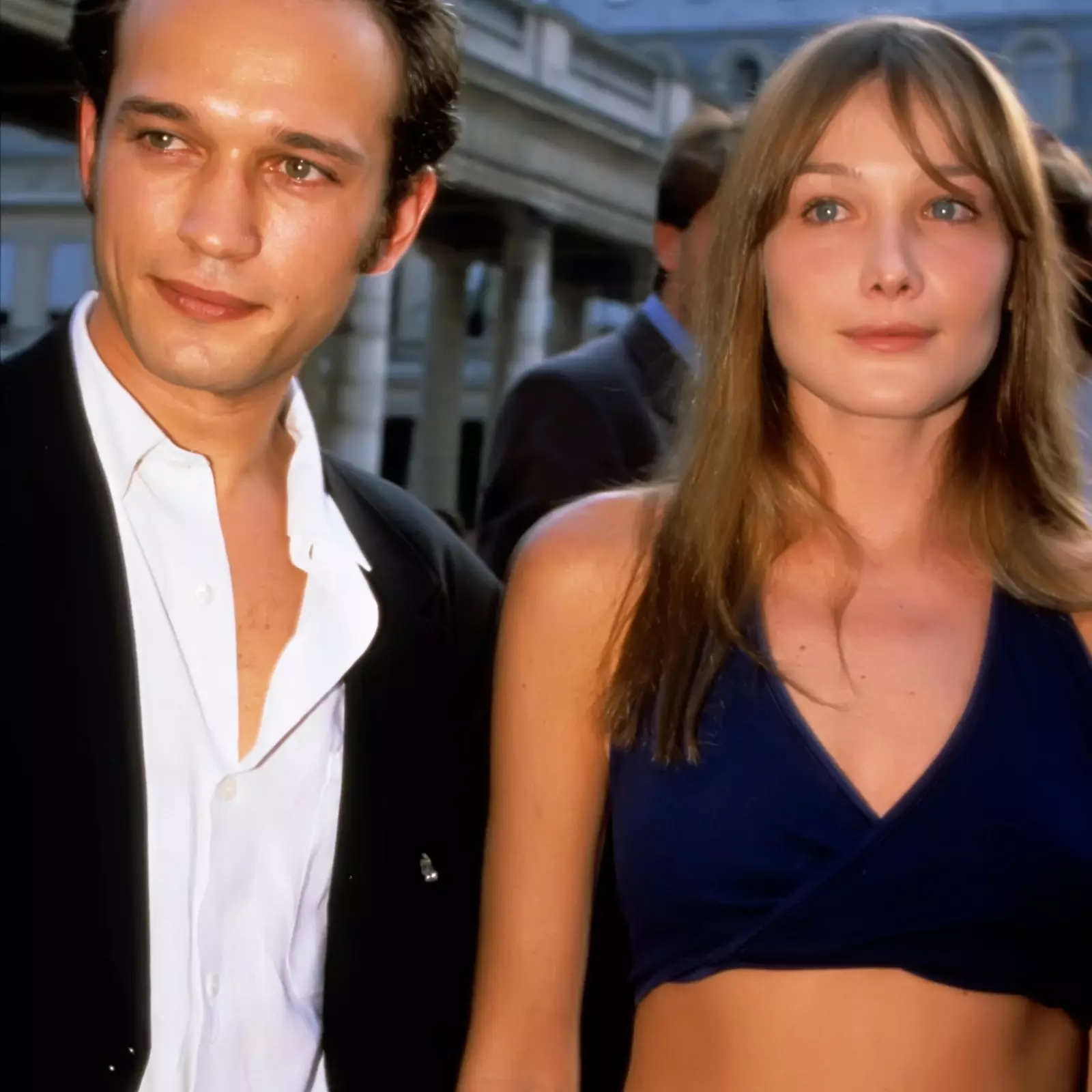 Carla Bruni และ Vincent Perez ที่งาน Cannes Film Festival ในปี 1994