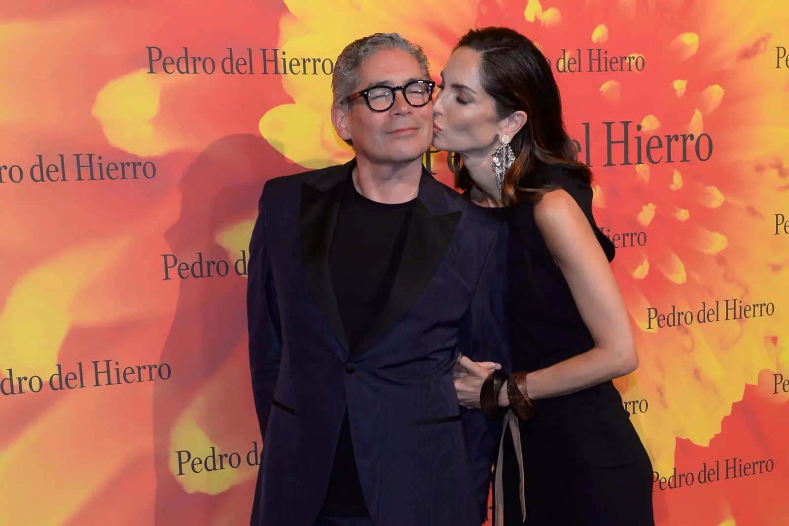 Boris Izaguirre and Eugenia Silva at the Pedro del Hierro parade.