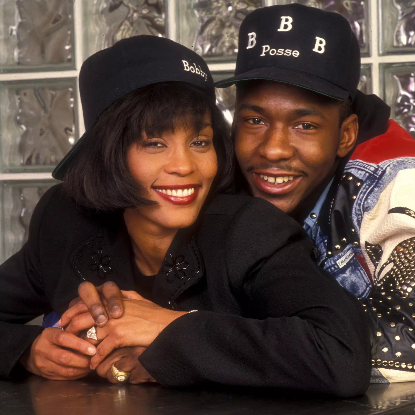 Whitney Houston ak Bobby Brown an 1992.