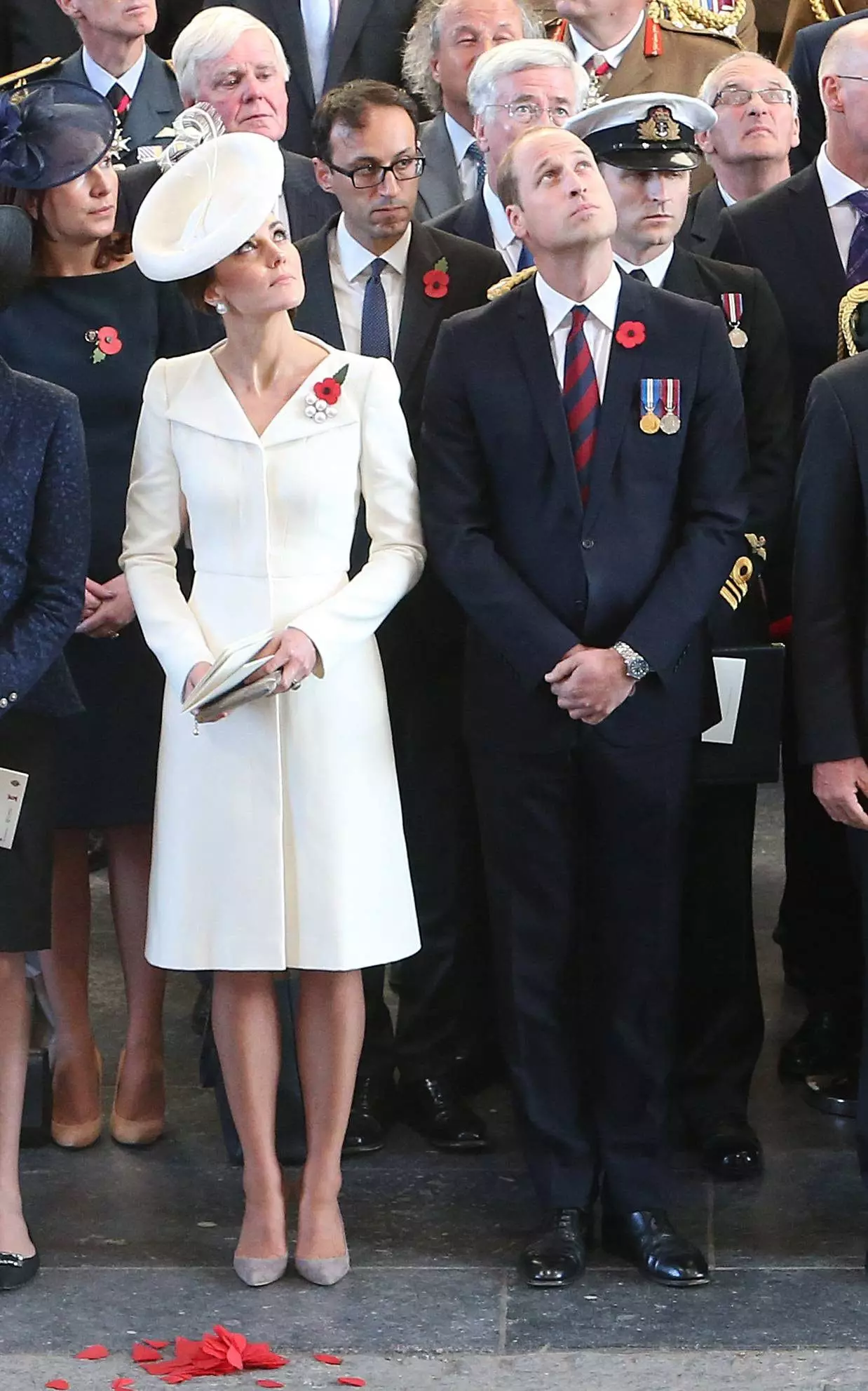 Kate Middleton í hvítu