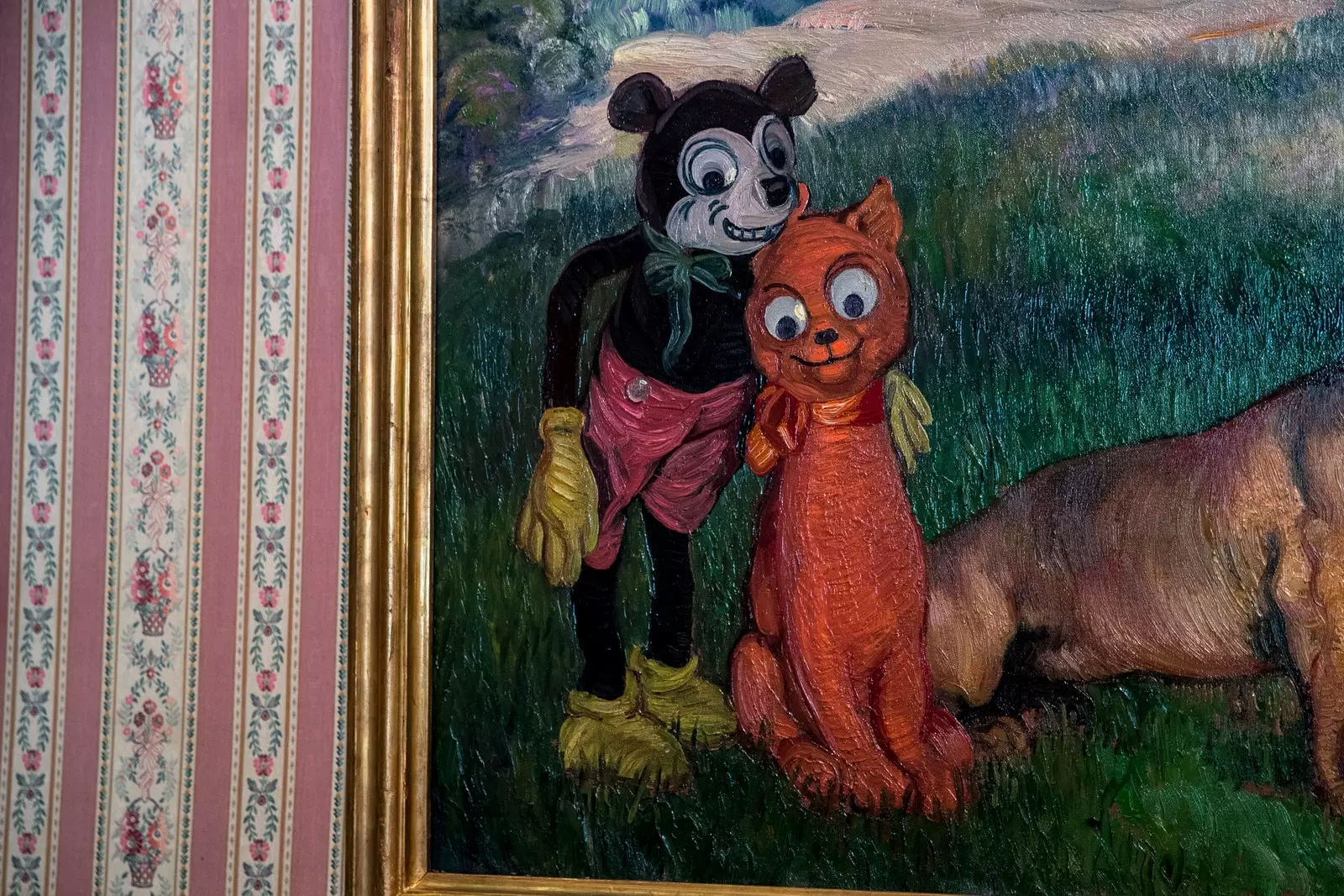 Mickey Mouse na Zuloaginom portretu vojvotkinje od Albe kada je imala četiri godine.