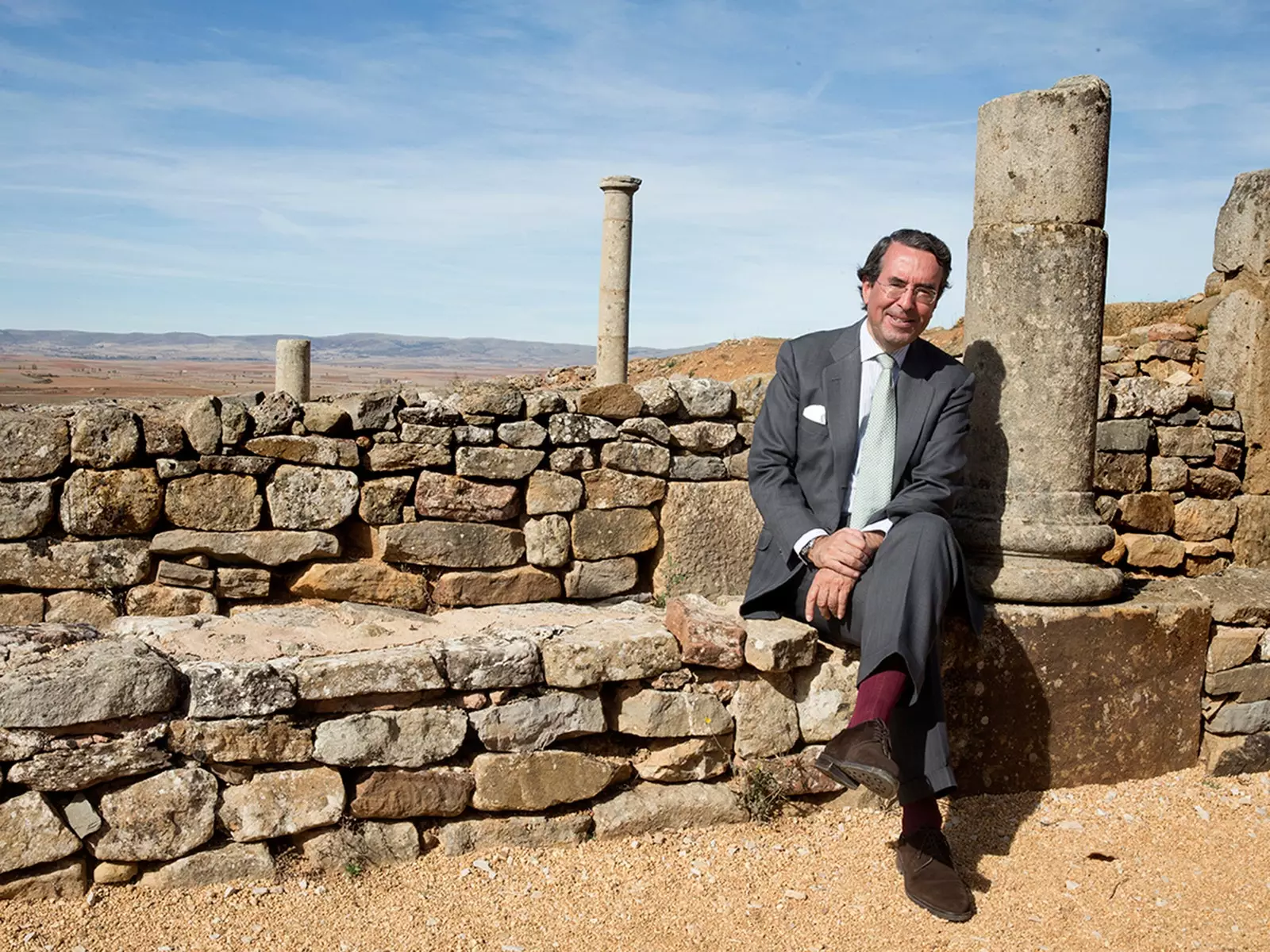 Grianghraf Amalio de Marichalar in Numancia.