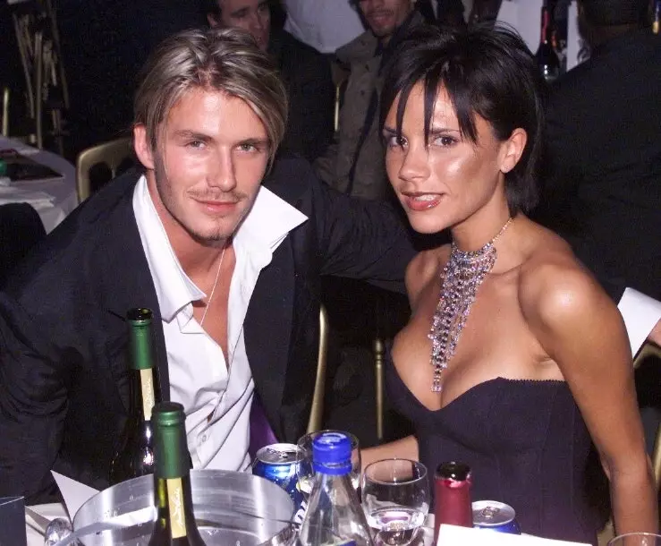 David og Victoria Beckham i 1999.