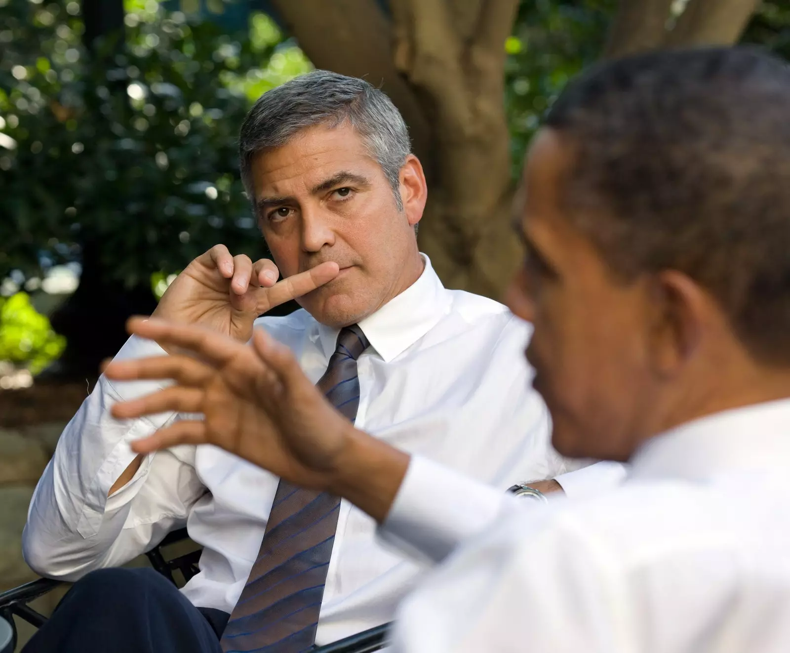 Alle Einzelheiten des Besuchs von Obama im Clooney in Italien