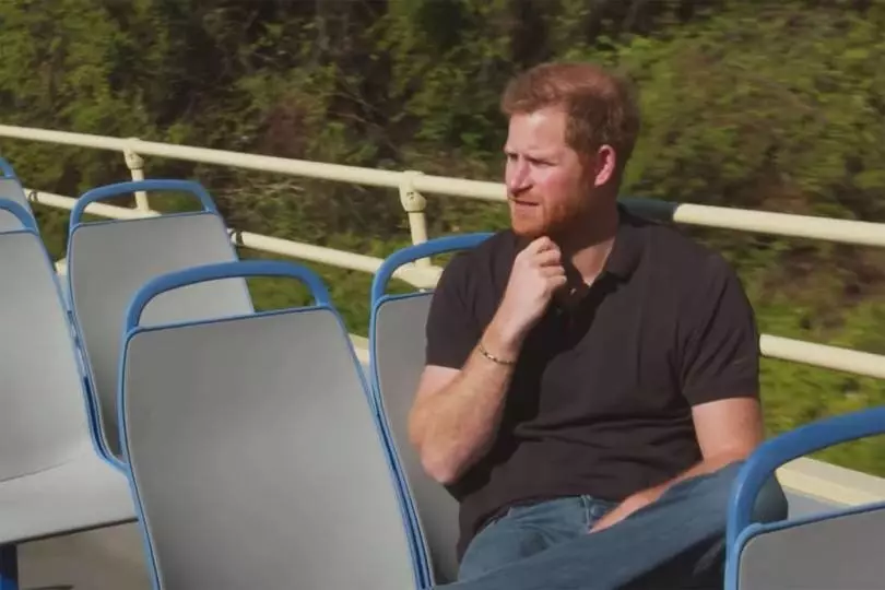 Prince Harry na 'The Late Late Show' ya na James Corden.