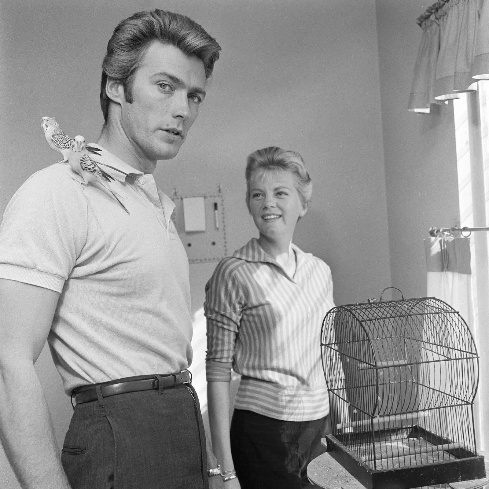 Clint Eastwood nemukadzi wake wekutanga Maggie Johnson muna 1959.