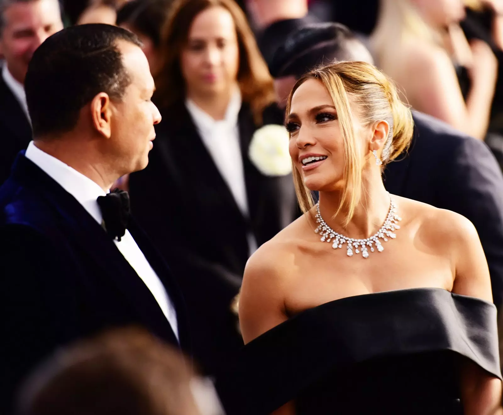 Jennifer Lopez och Alex Rodriguez vid SAG Awards 2020.