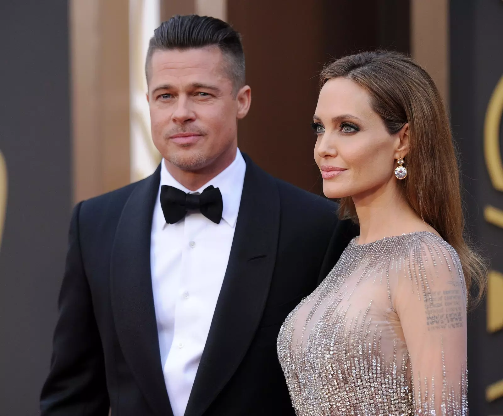Brad Pitt dan Angelina Jolie.