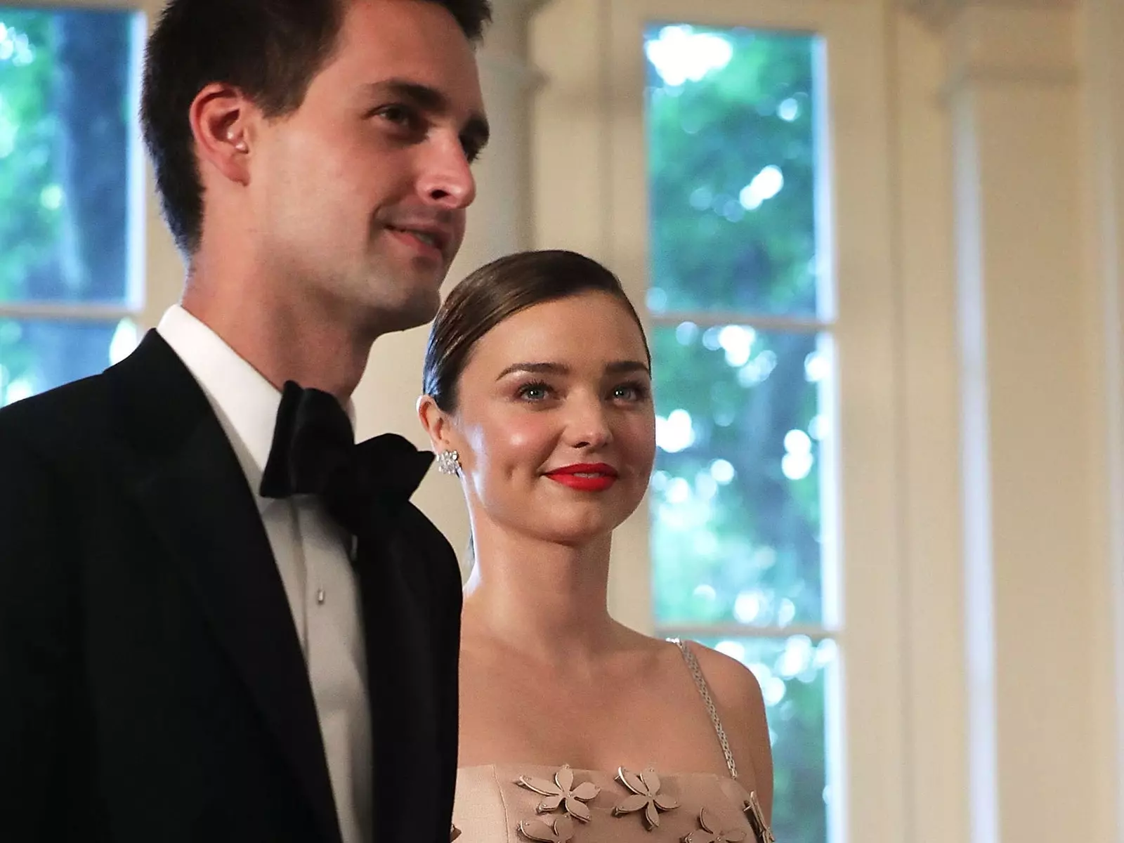Evan e Miranda a una festa alla Casa Bianca nel 2016.