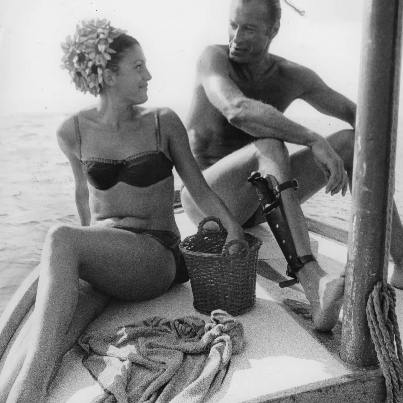 Tita Cervera un Lekss Bārkers 1964. gadā.