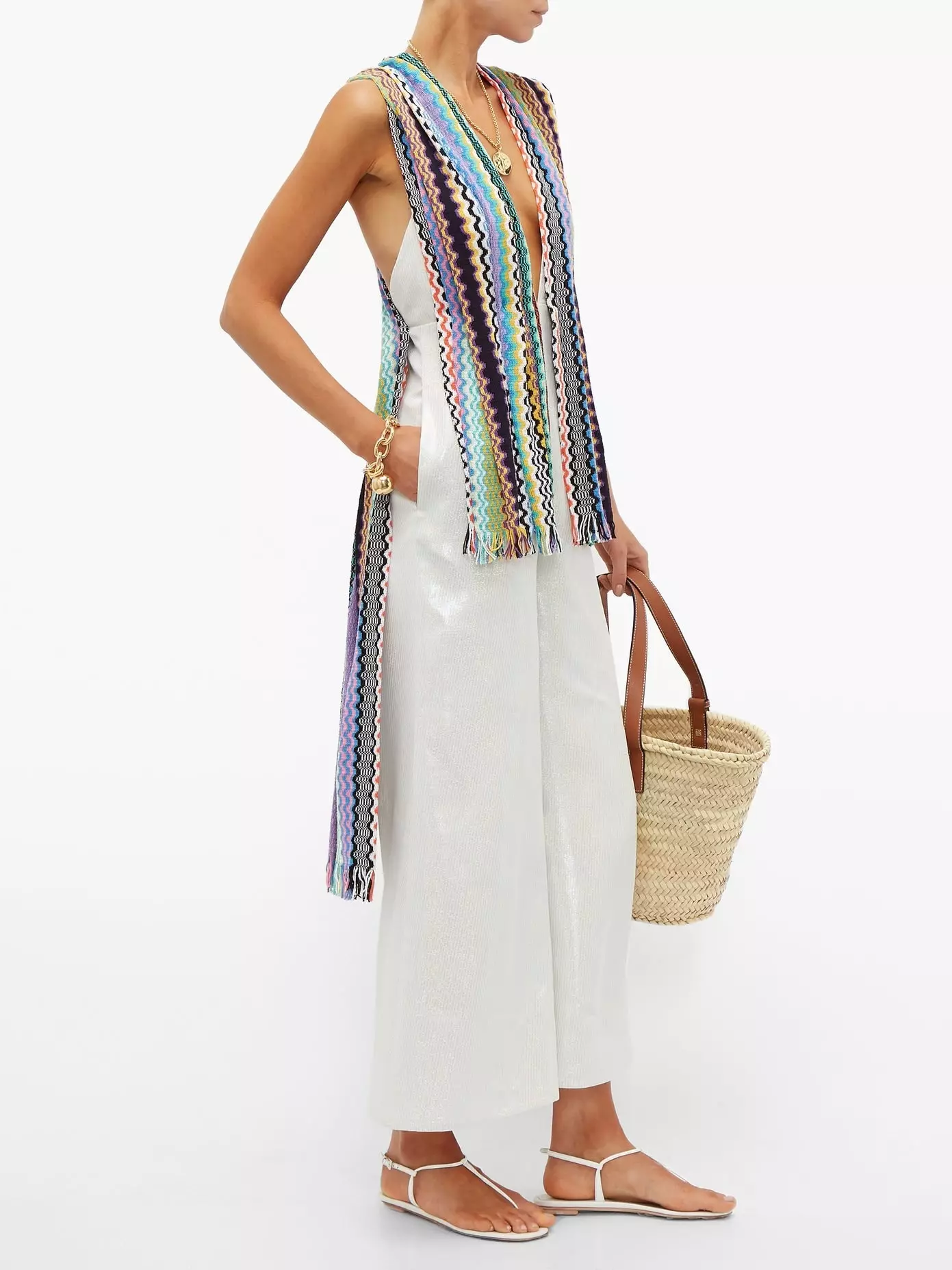 MatchesFashion.com ئۈچۈن M.Missoni نىڭ ئۈزۈم لامپا شارپا بىلەن سەكرەش