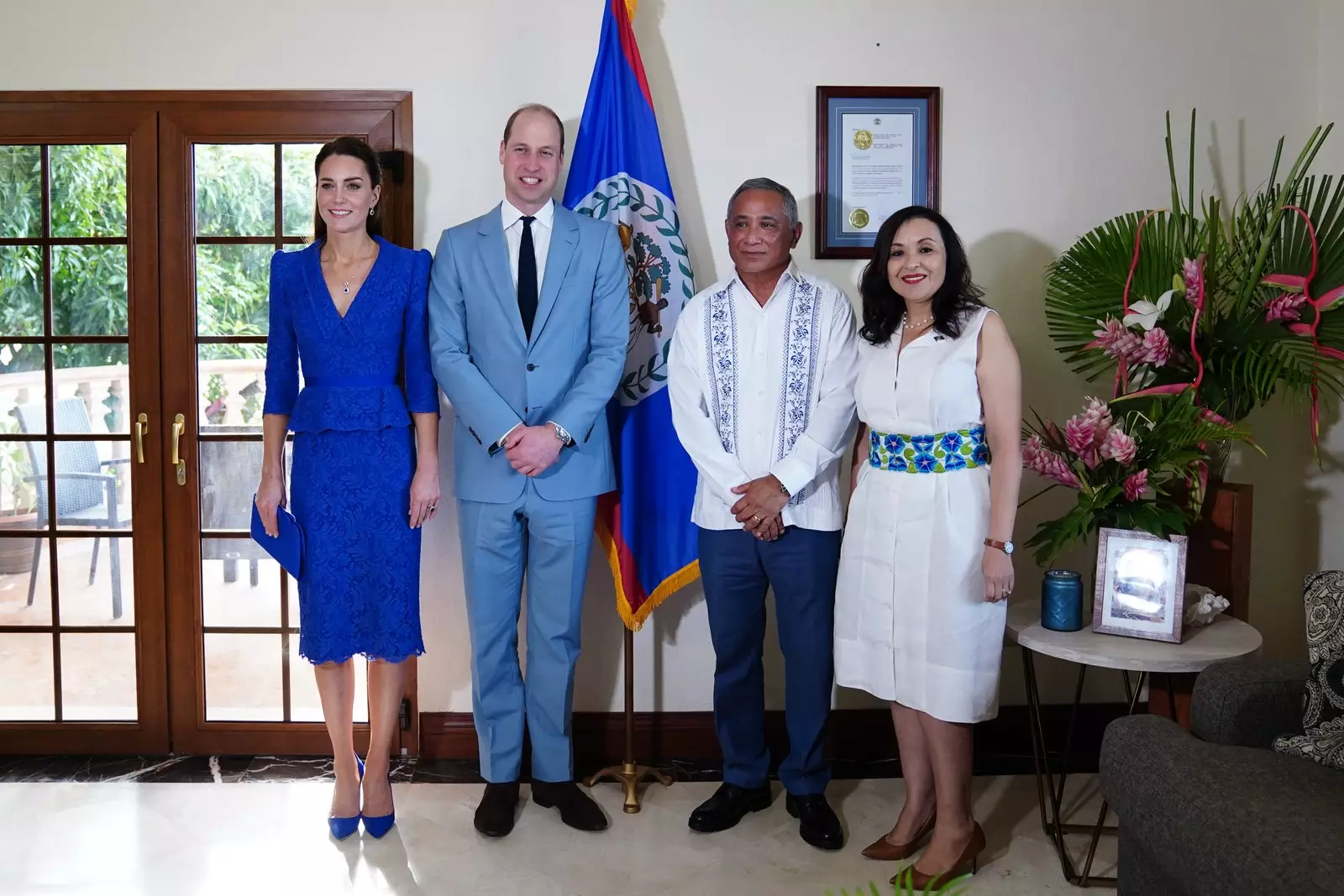 Kate Middleton dan Pangeran William di Belize.