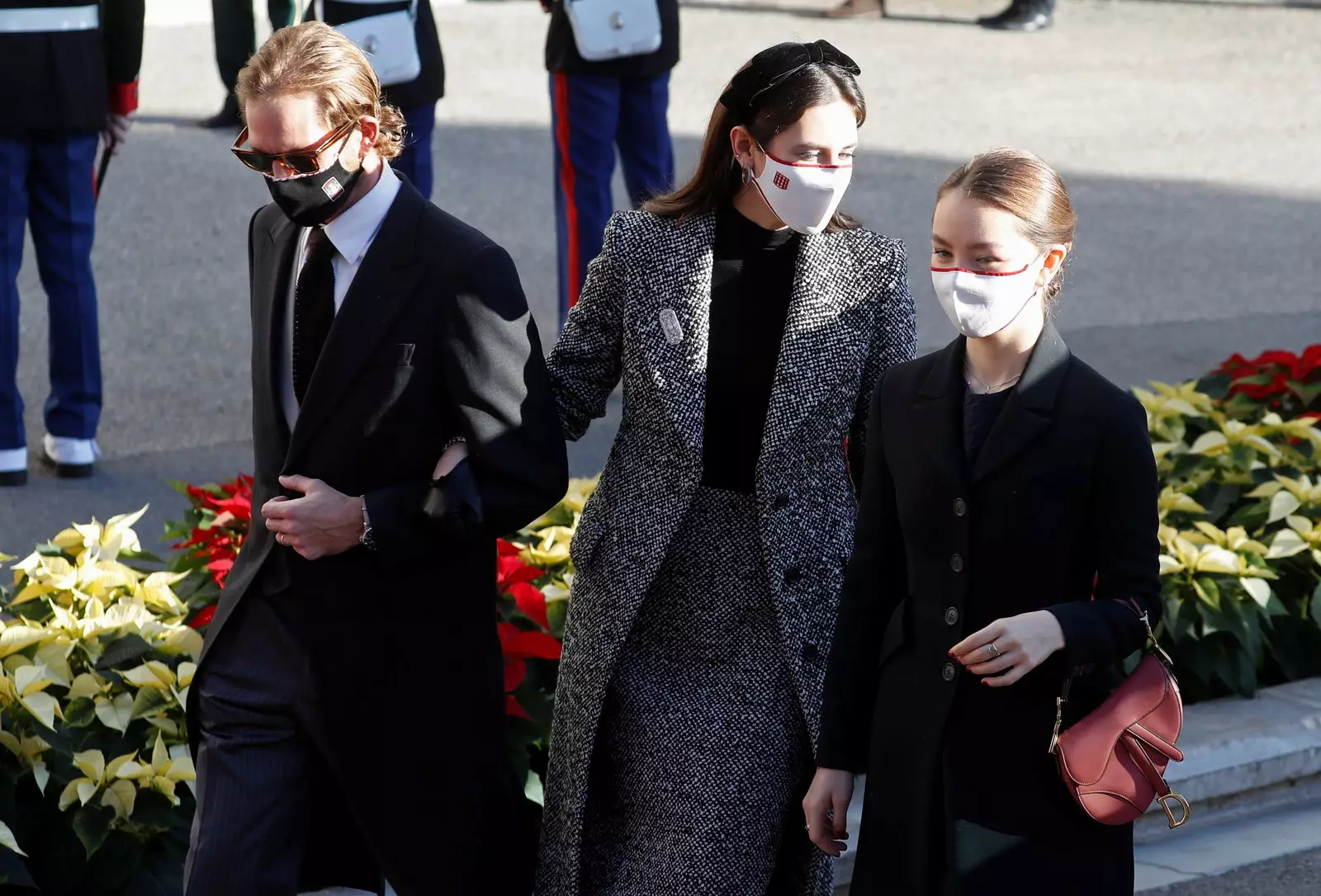 Andrea Casiraghi og Tatiana Santo Domingo med Alejandra de Hannover