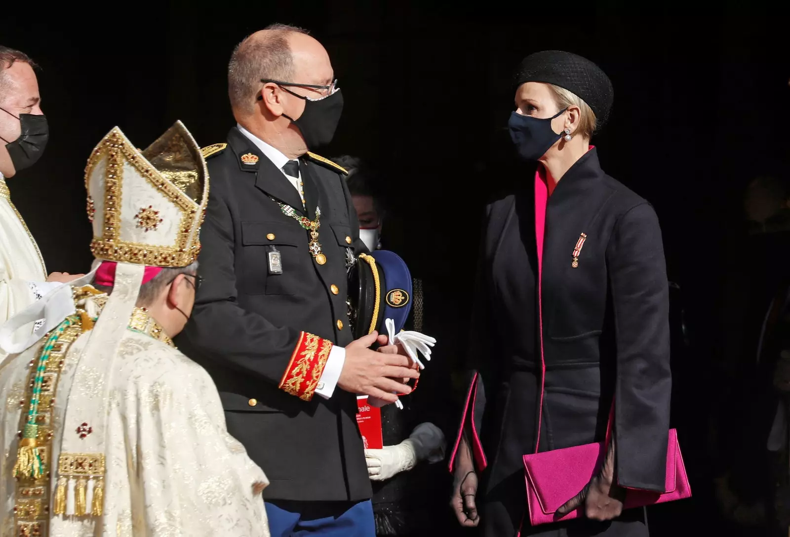 Princes Albert II and Charlene