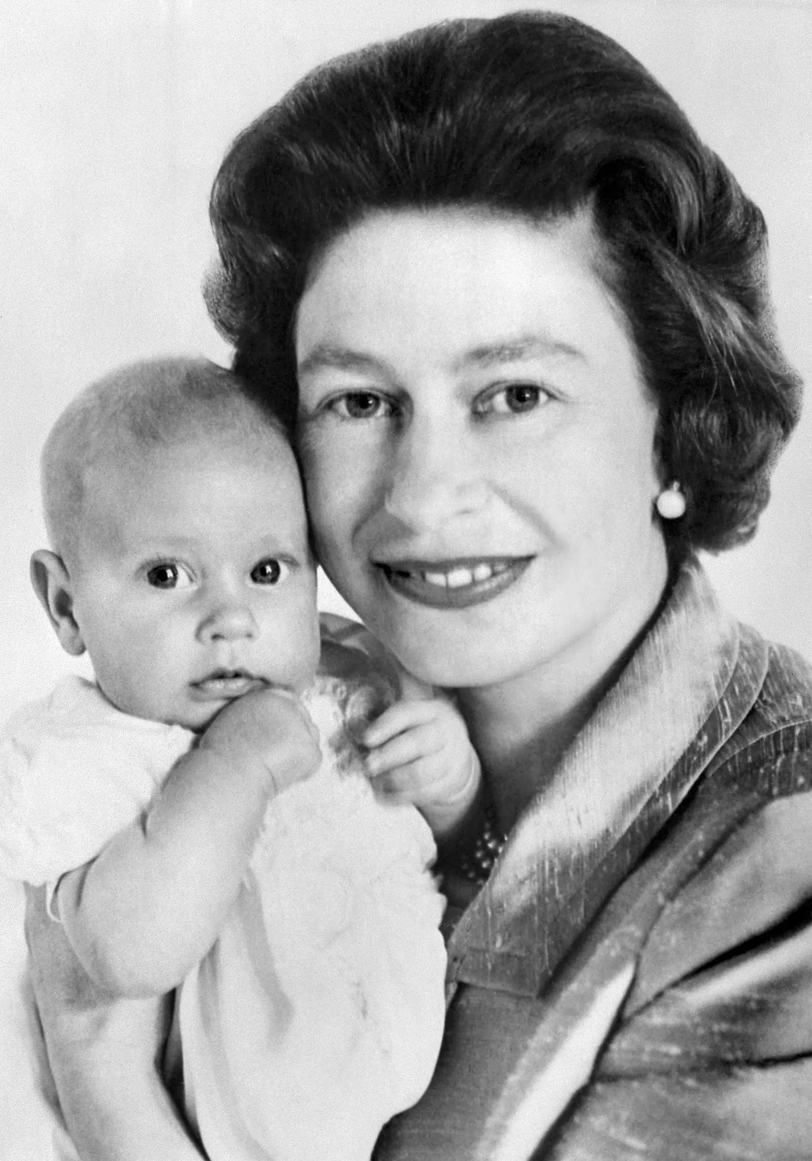 Elizabeth II avec le prince Edward.