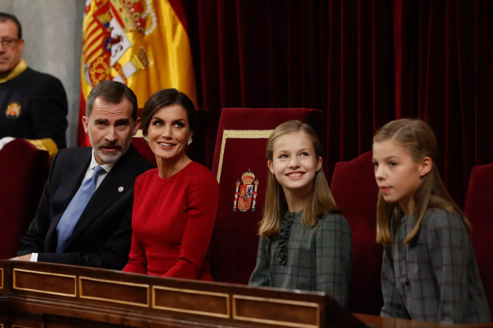 The four kings on the 40th anniversary of the Constitution