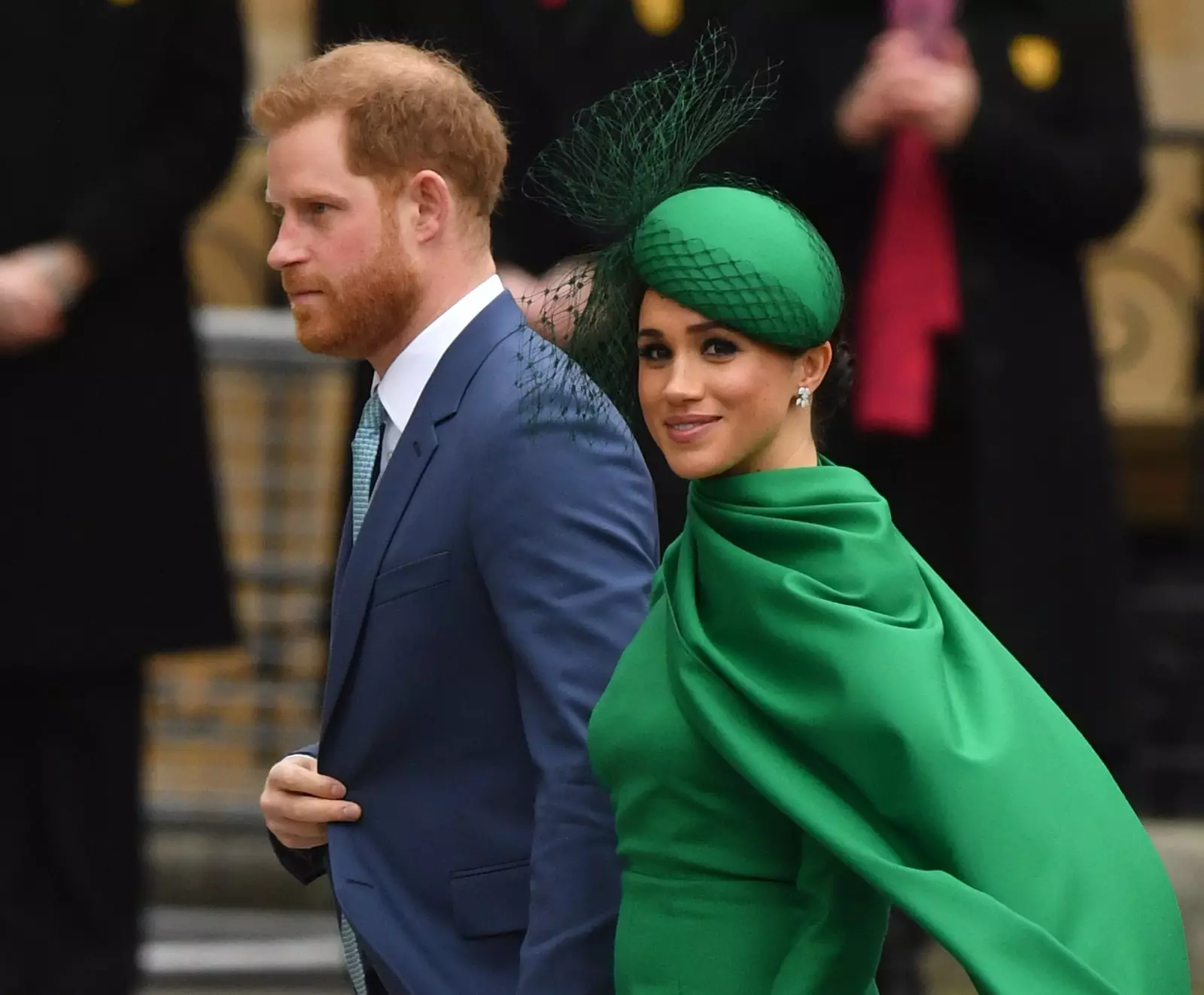 Prins Harry en Meghan Markle by de earbetoan oan it Commonwealth.