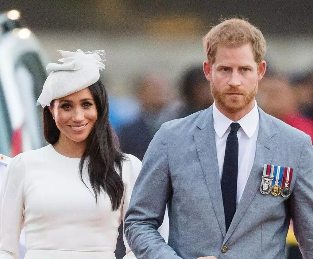 Prince Harry and his wife Meghan Markle.