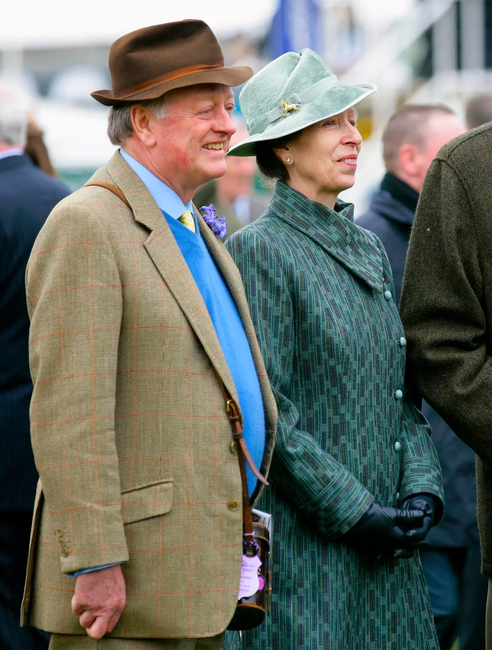 Andrew Parker Bowles ja printsess Anne 2012. aasta Cheltenhami võistlustel
