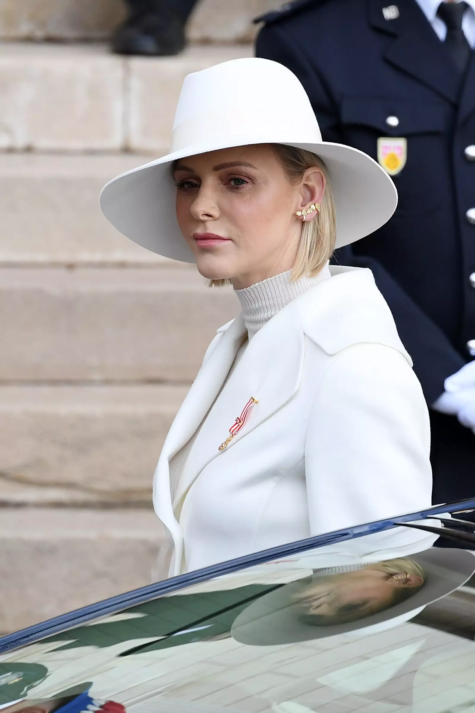 Charlene da Monaco in occasione del Monaco National Day 2019.