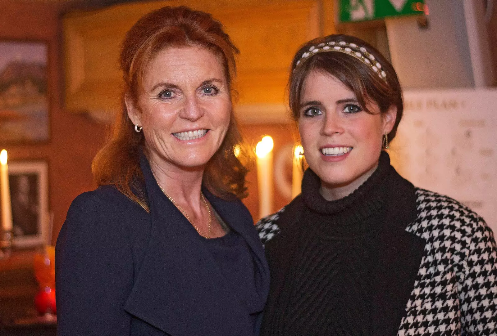 Sarah Ferguson the great support of her daughter.