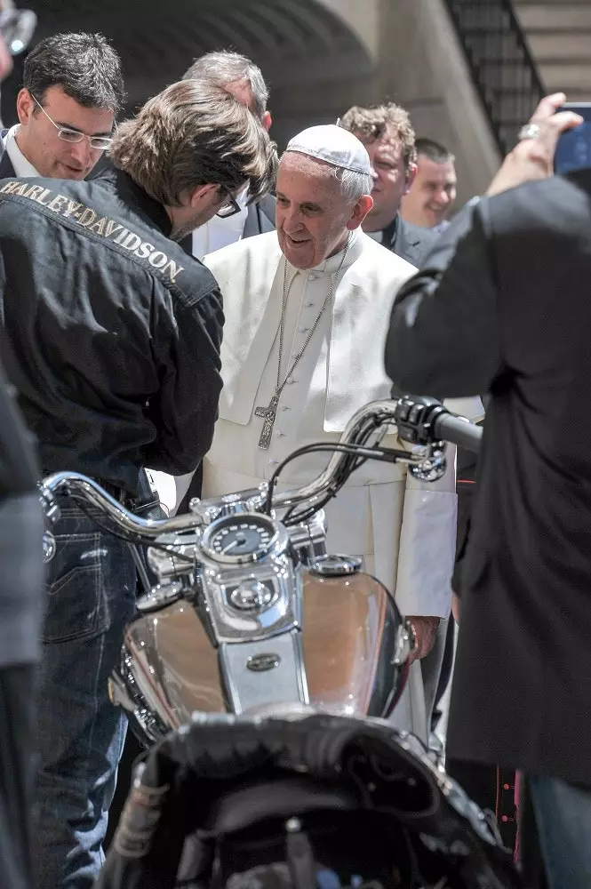 Papa Francis HarleyDavidson