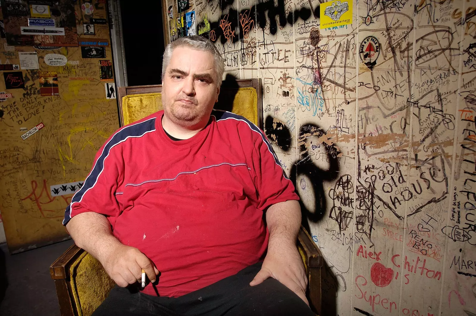 Daniel Johnston ing pagelaran ing 2007.